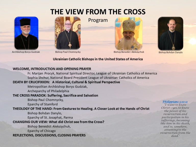 THE VIEW FROM THE CROSS – League of Ukrainian Catholics of America
